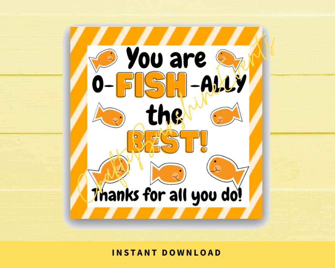 INSTANT DOWNLOAD You Are Ofishally the Best Square Gift Tags 2.5x2.5 - Etsy