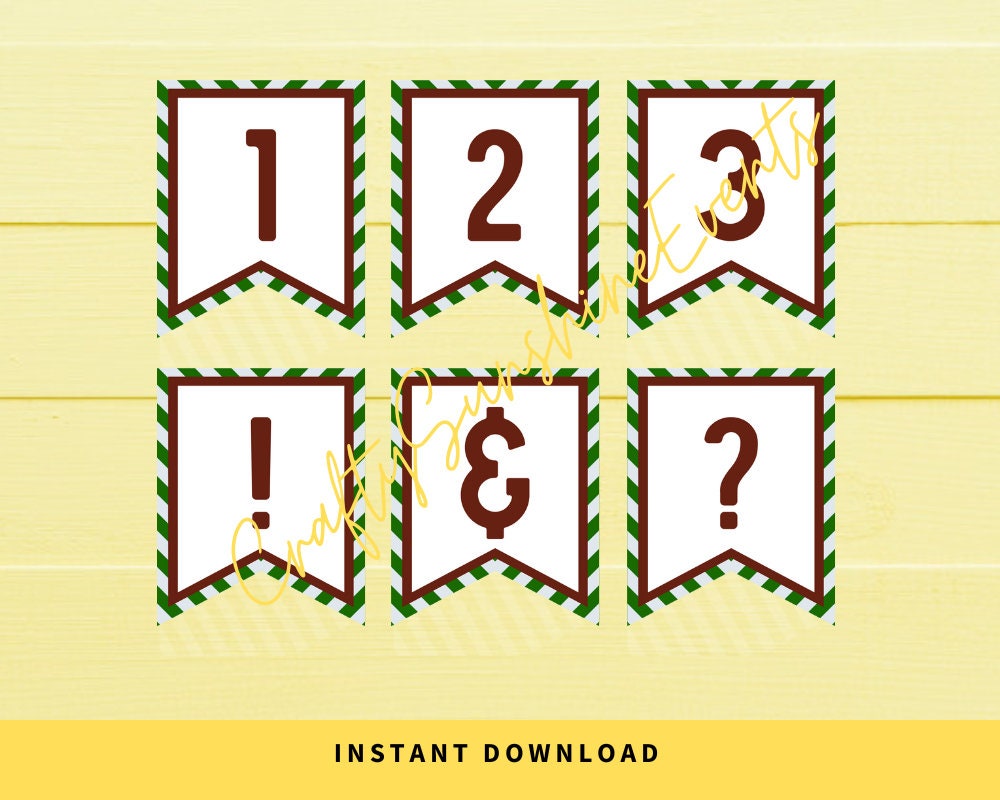 Printable Football Themed Banner 5x6 - Etsy