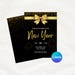 DIGITAL DOWNLOAD ONLY Ring in the New Year Editable Invitation 5x7 - Etsy