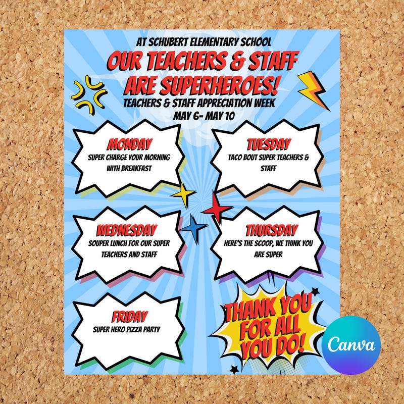 Superhero Staff Week - Etsy