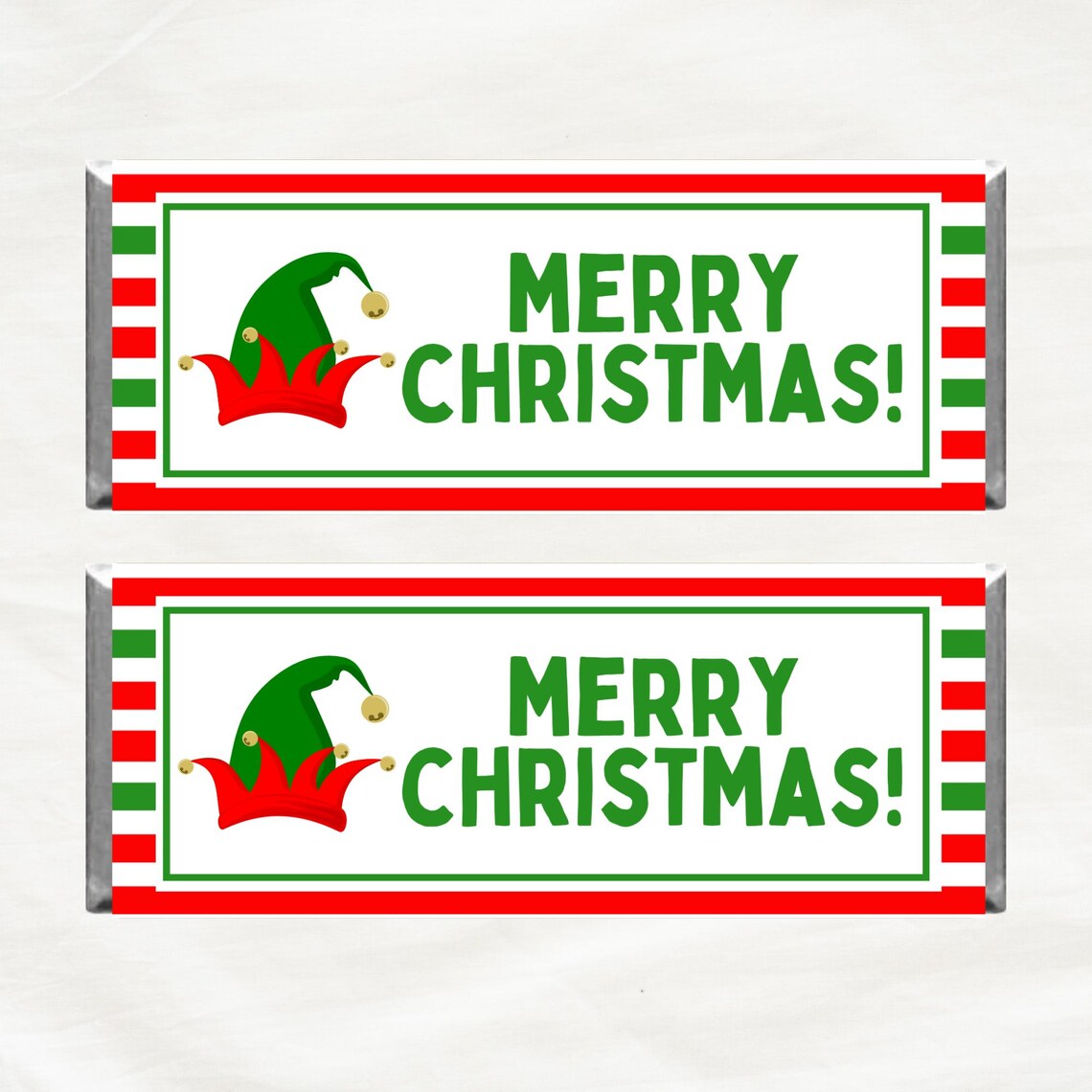 INSTANT DOWNLOAD Elf Merry Christmas Chocolate Bar Wrappers - Etsy