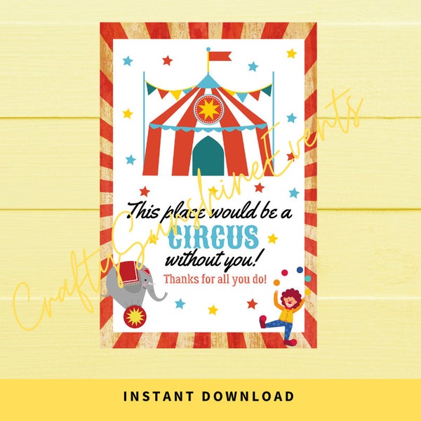 Circus Poster - Etsy