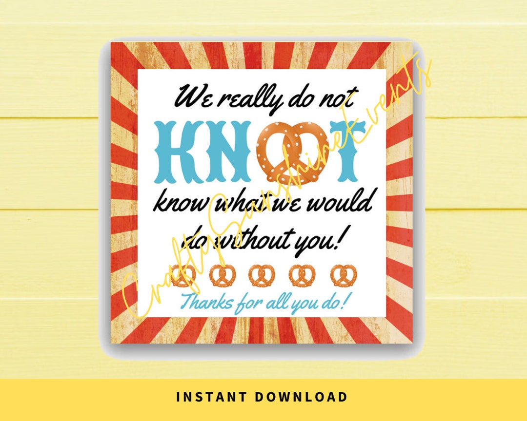 INSTANT DOWNLOAD We Really Do Knot Know What We Would Do - Etsy