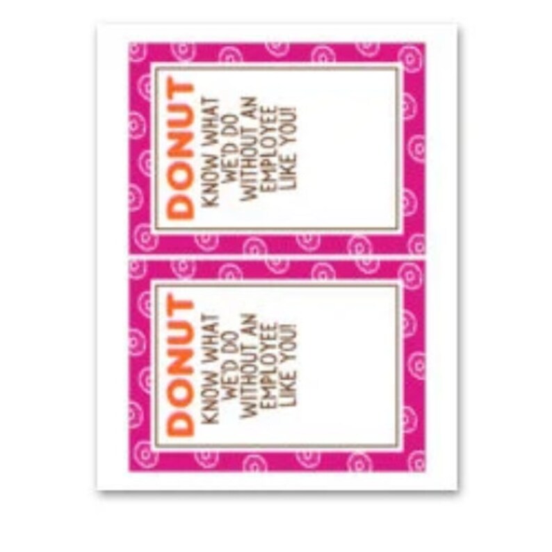 INSTANT DOWNLOAD Donut Know What We'd Do Without an Employee Like You ...