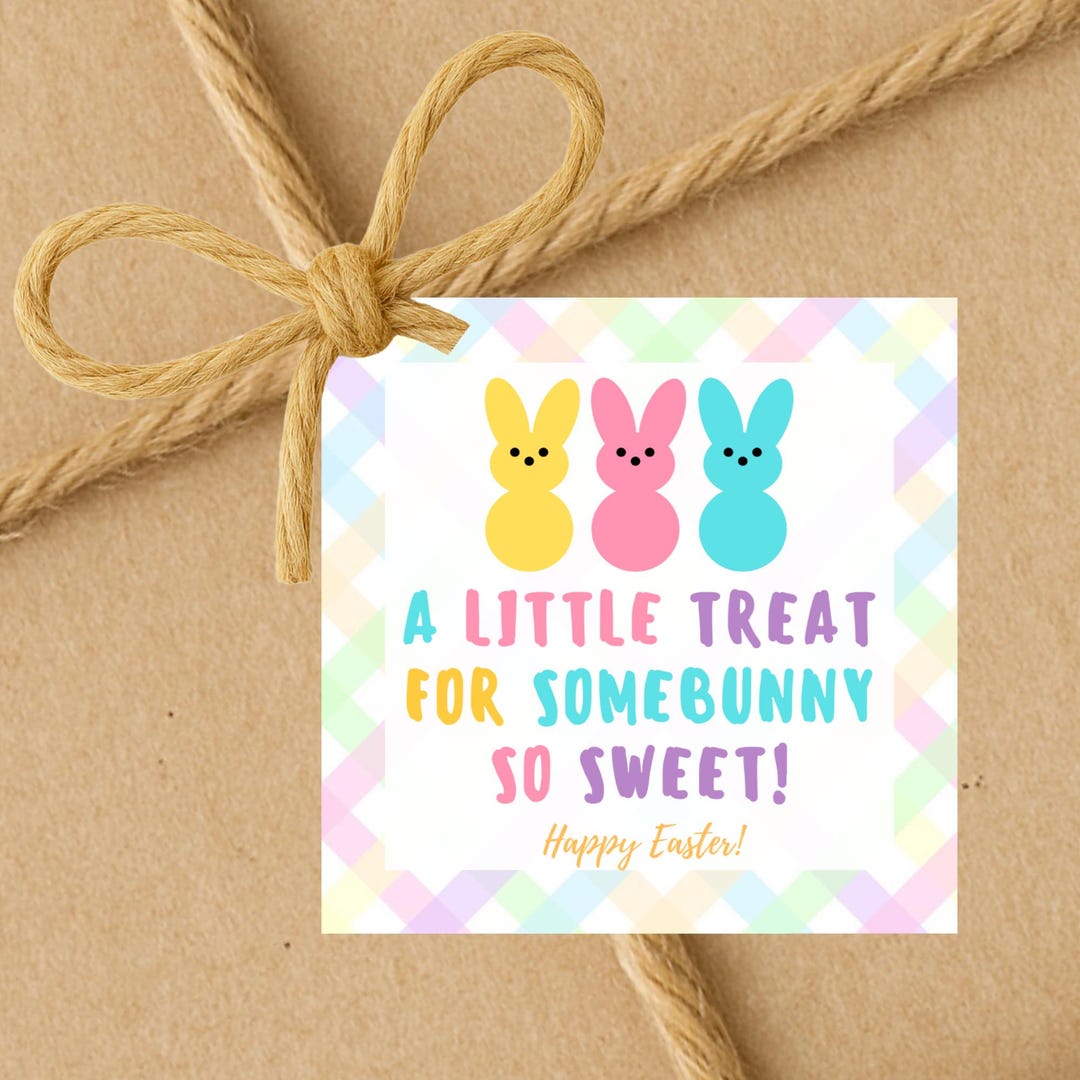 INSTANT DOWNLOAD A Little Treat for Somebunny so Sweet Happy Easter ...