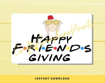 Friends / TV Show / Christmas / Friendsmas / Personalized / Favor ...