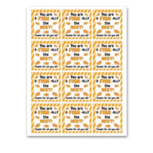 INSTANT DOWNLOAD You Are Ofishally the Best Square Gift Tags 2.5x2.5 - Etsy