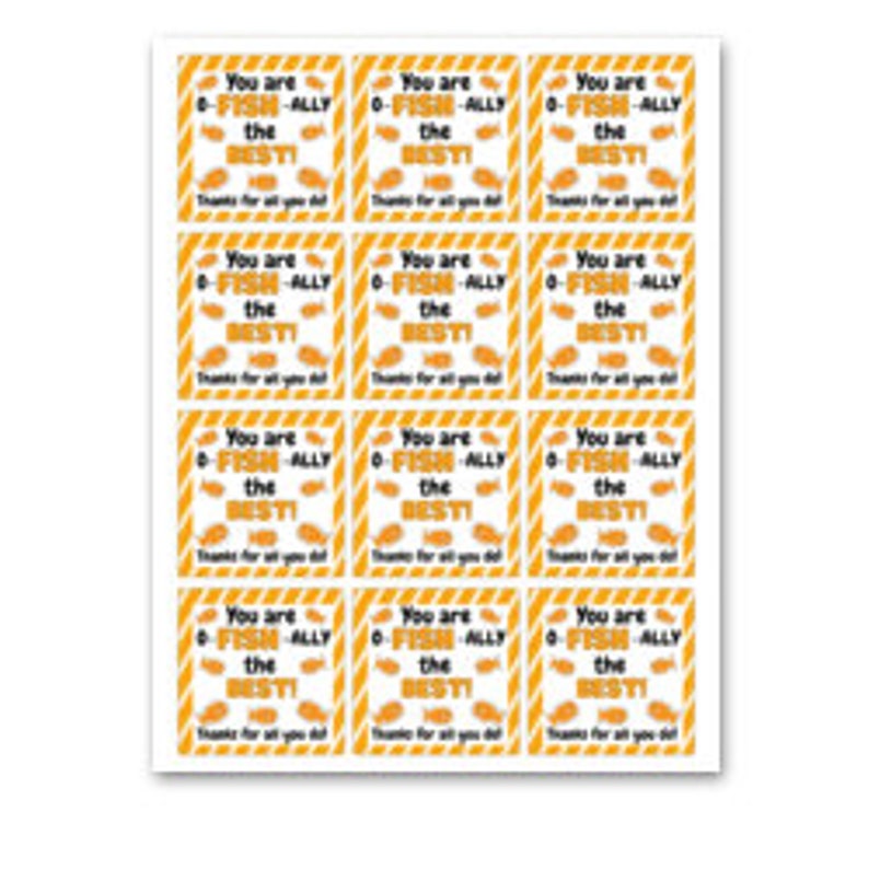 INSTANT DOWNLOAD You Are Ofishally the Best Square Gift Tags 2.5x2.5 - Etsy