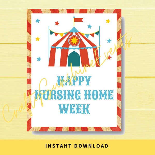 Nursing Home Week Flyer - Etsy
