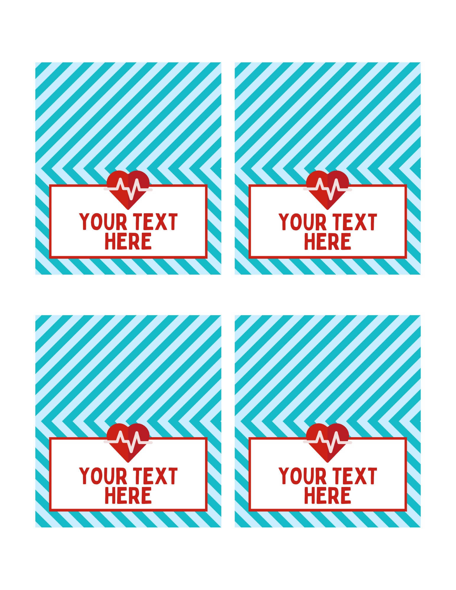 Editable Medical Food Label Tents - Etsy