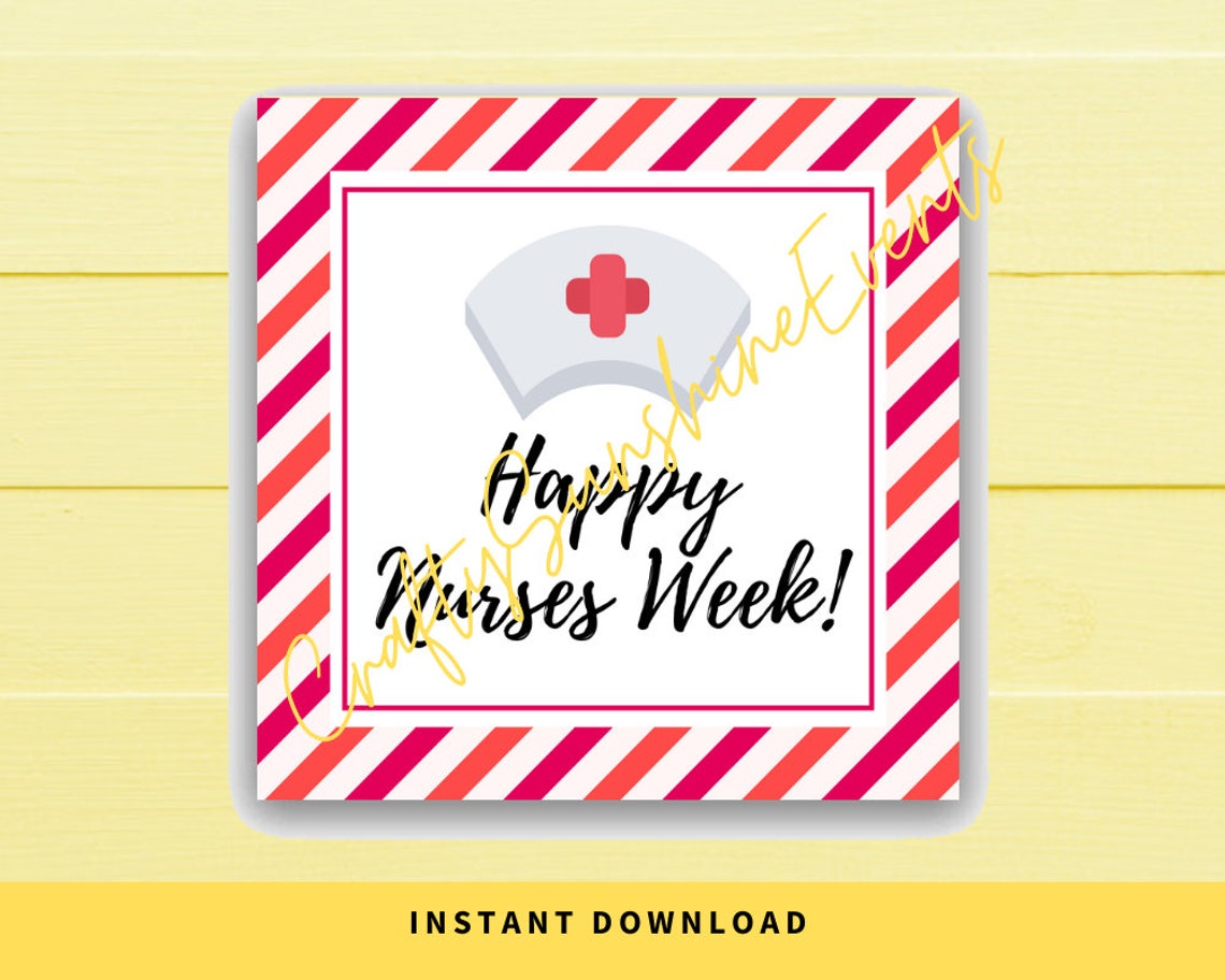 INSTANT DOWNLOAD Happy Nurses Week 2023 Square Gift Tags 2.5x2.5 - Etsy