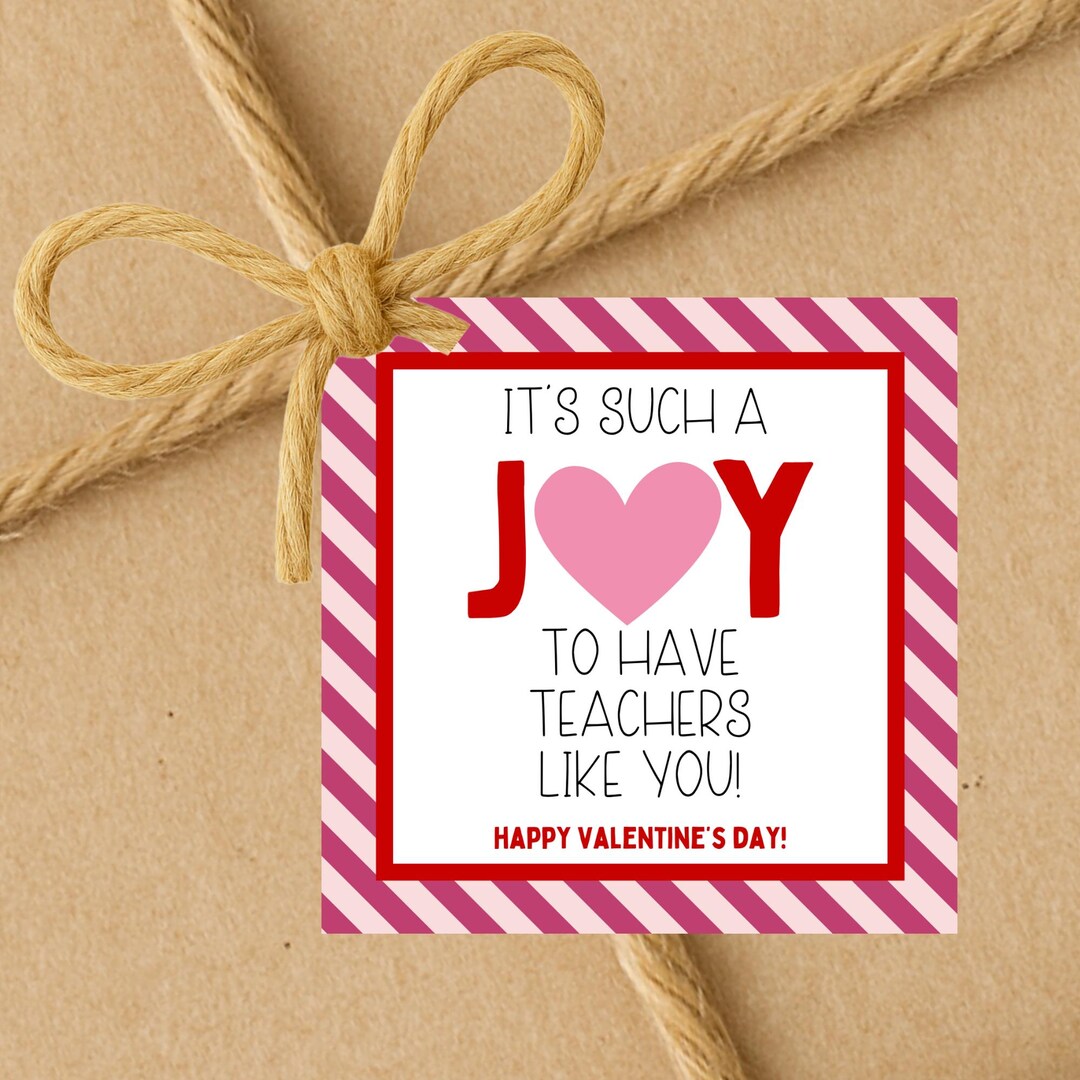 INSTANT DOWNLOAD It's Such A Joy to Have Teachers Like You Happy ...