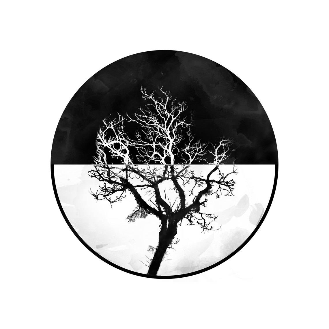 Black and White Printable Poster Digital Download Wall Art | Etsy