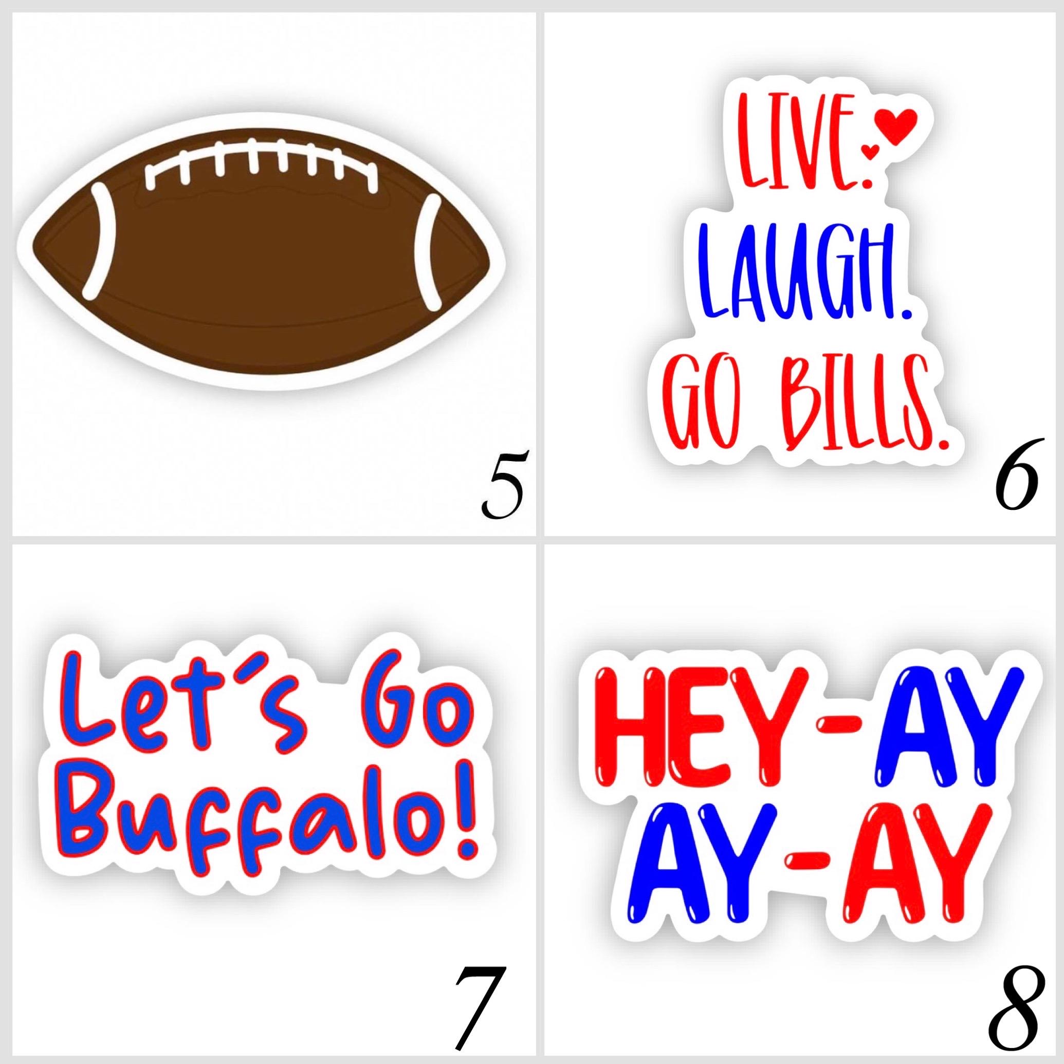 Buffalo Bills Stickers - Etsy