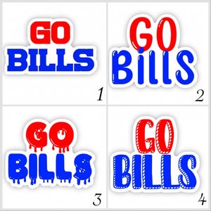 Buffalo Bills Stickers - Etsy