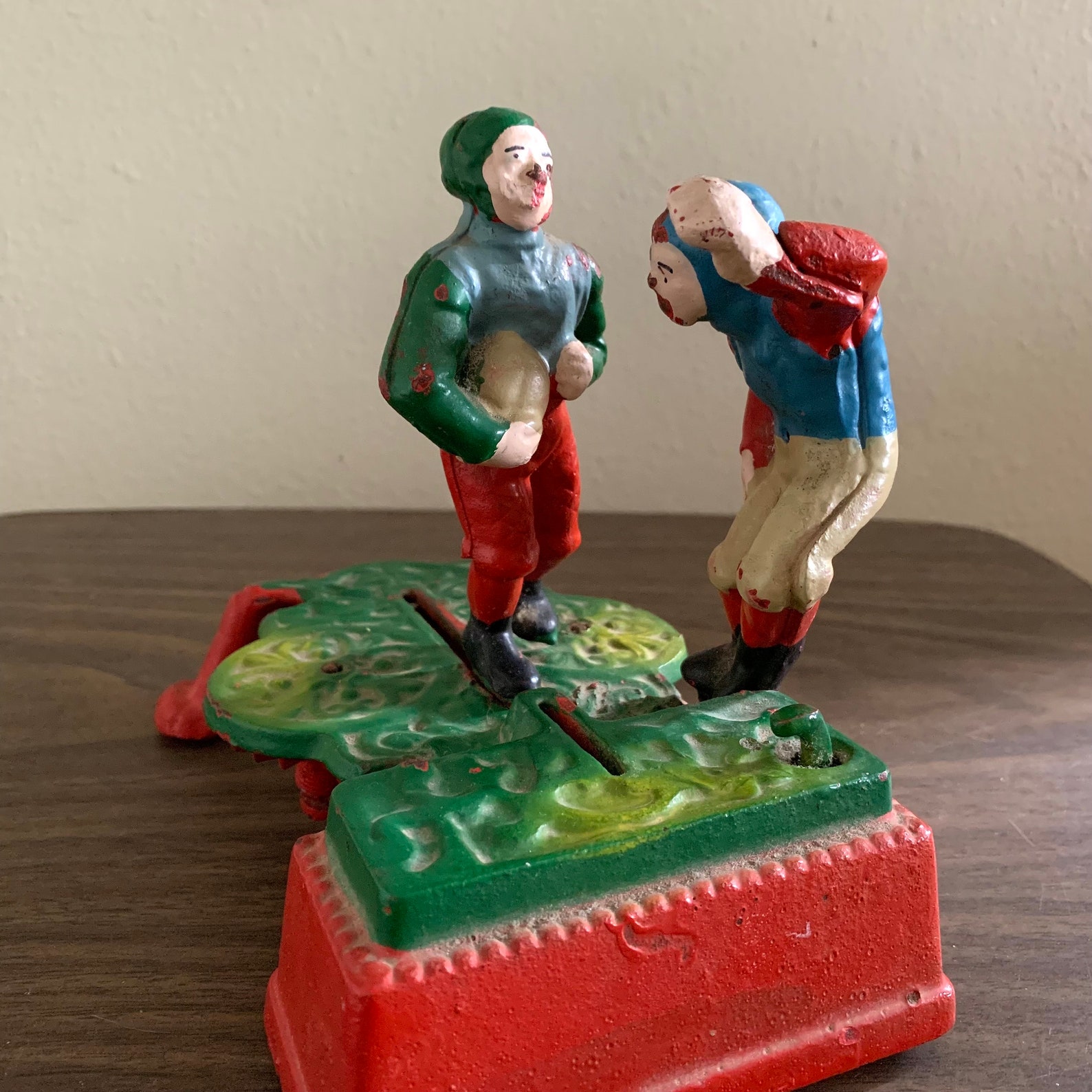 Rare Antique 1920s 1930s Depression Era Cast Iron Football Player Toy ...