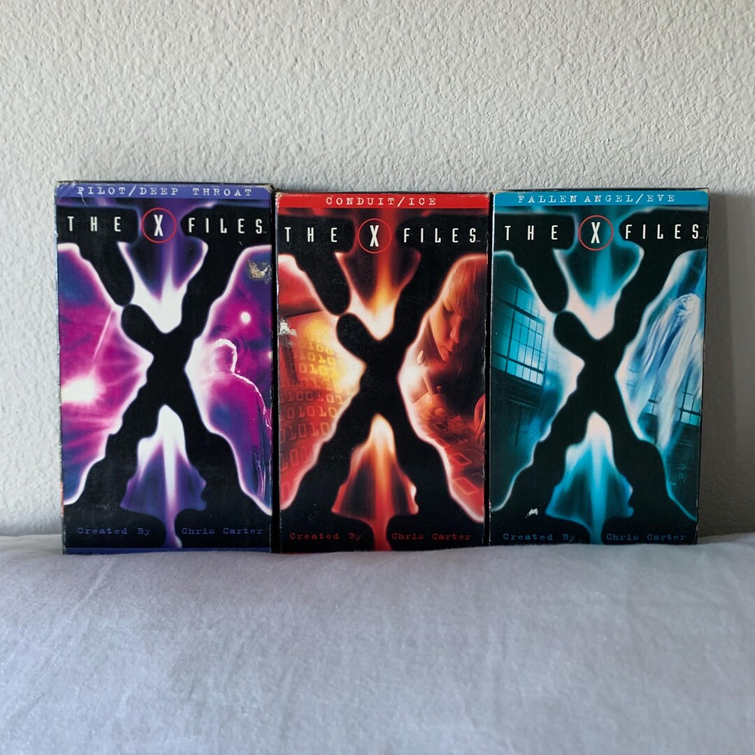 Vintage 90s X Files VHS Tapes, First Episode Plus Other Episodes From ...