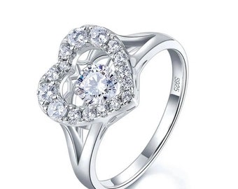 Dancing Stone Ring - Etsy