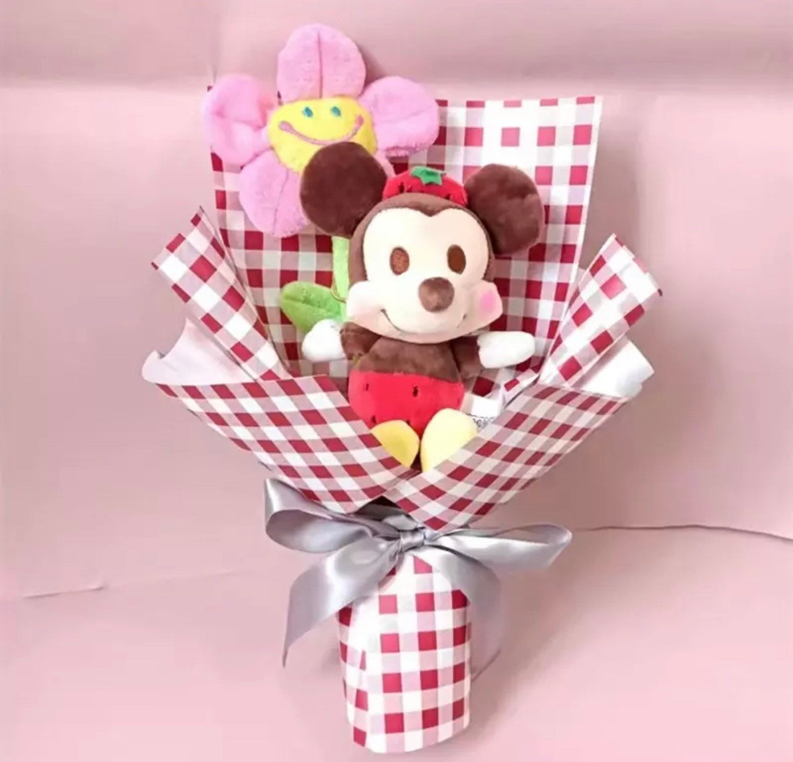 Minnie Mouse Mickey Mouse Design Teddy Flower Bouquet - Etsy
