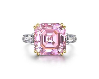 Pink Statement Ring | Etsy