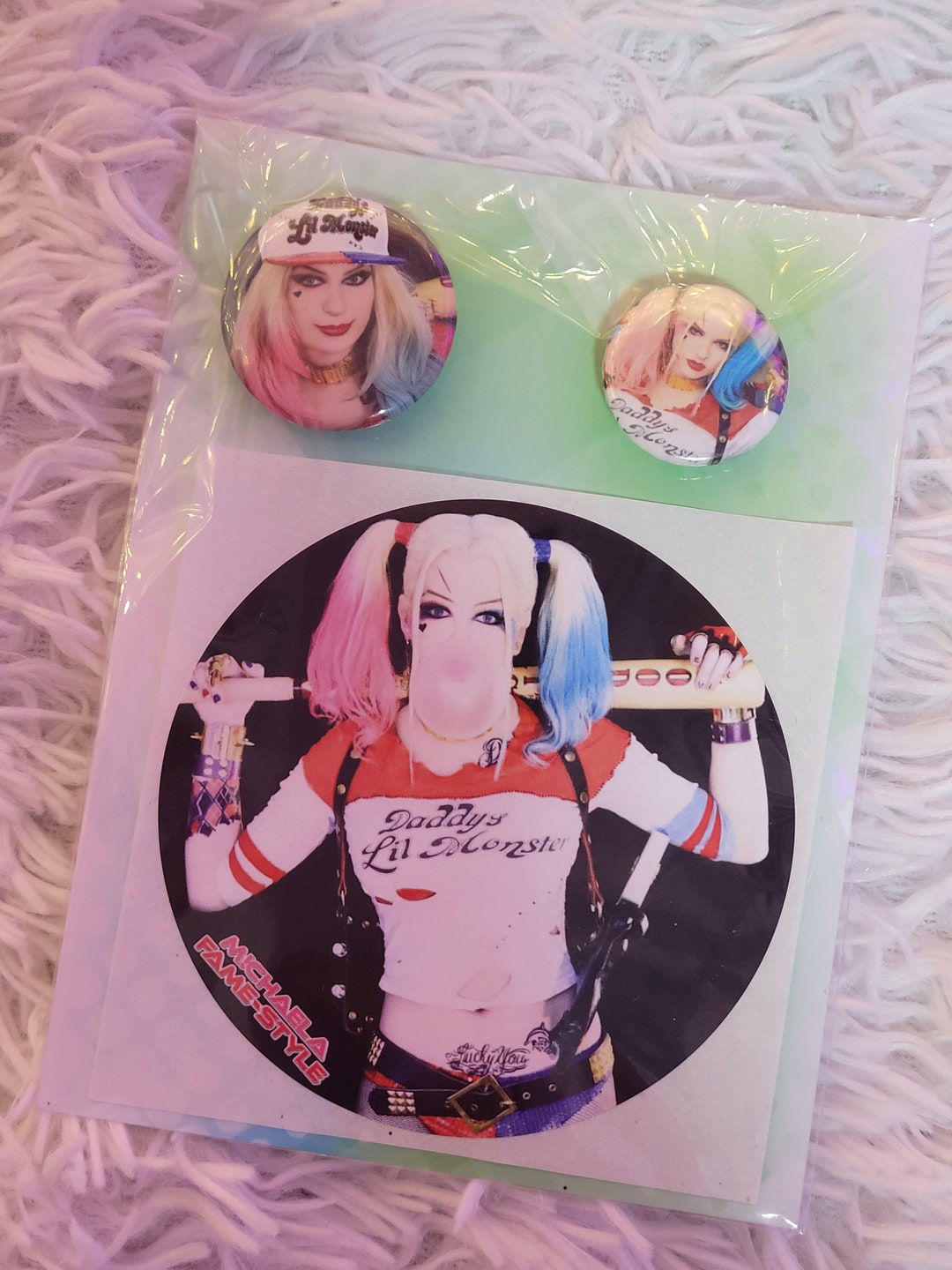 Harley Cosplay Pins Set Sticker Photo Print - Etsy