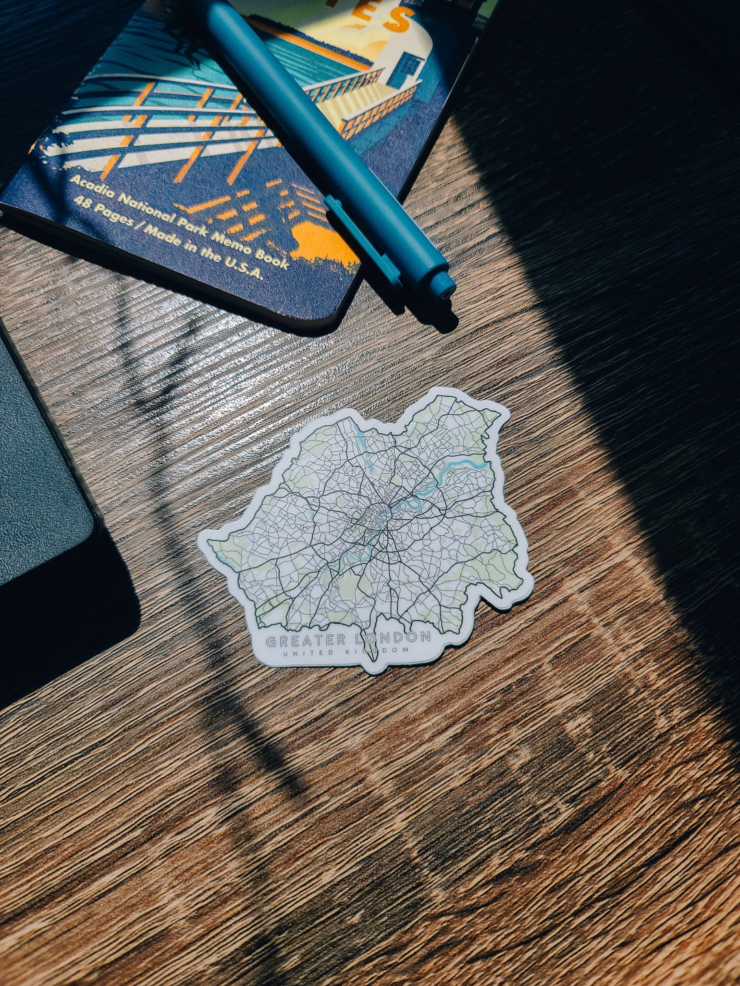 Map Series: Greater London, UK | Vinyl Sticker - Etsy