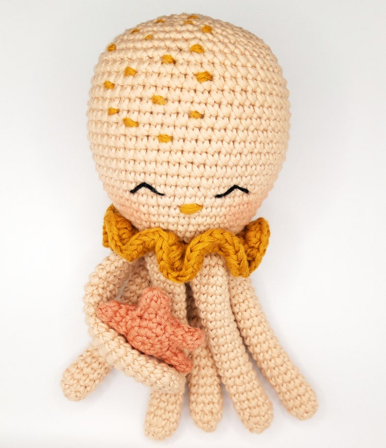 Häkelanleitung Krake Oskar Amigurumi PDF Datei crochet pattern - Etsy.de