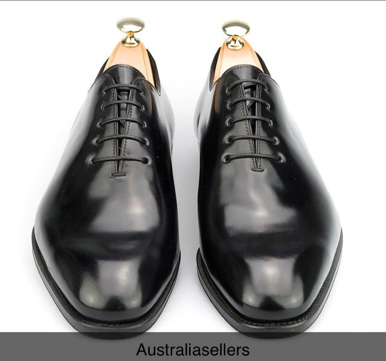 Black Leather Dress Shoes Men's Ankle Boots Formal Boot - Etsy