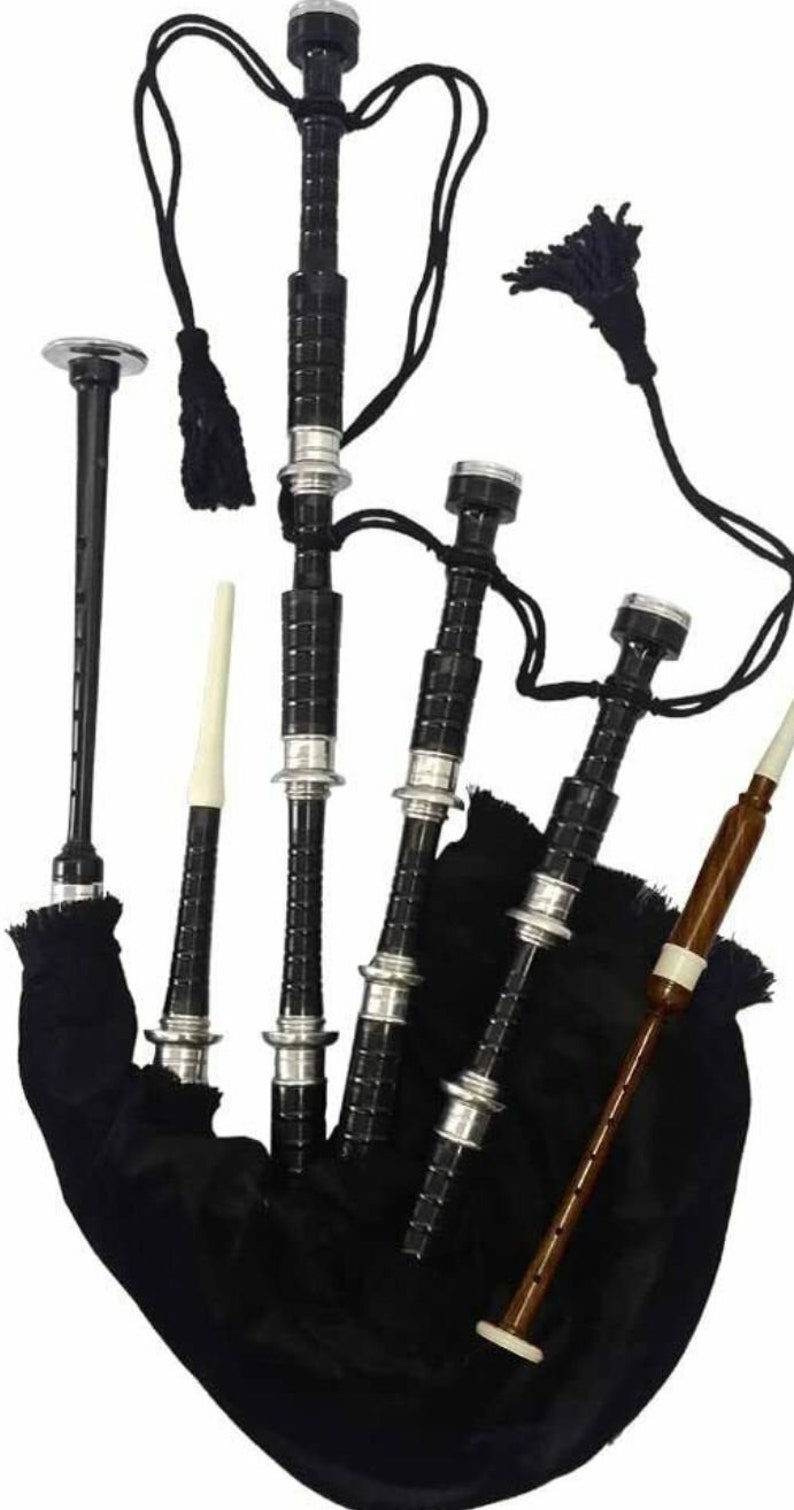 Bagpipes Scottish Highland Black Color Immation Ivory Amount Rosewood ...