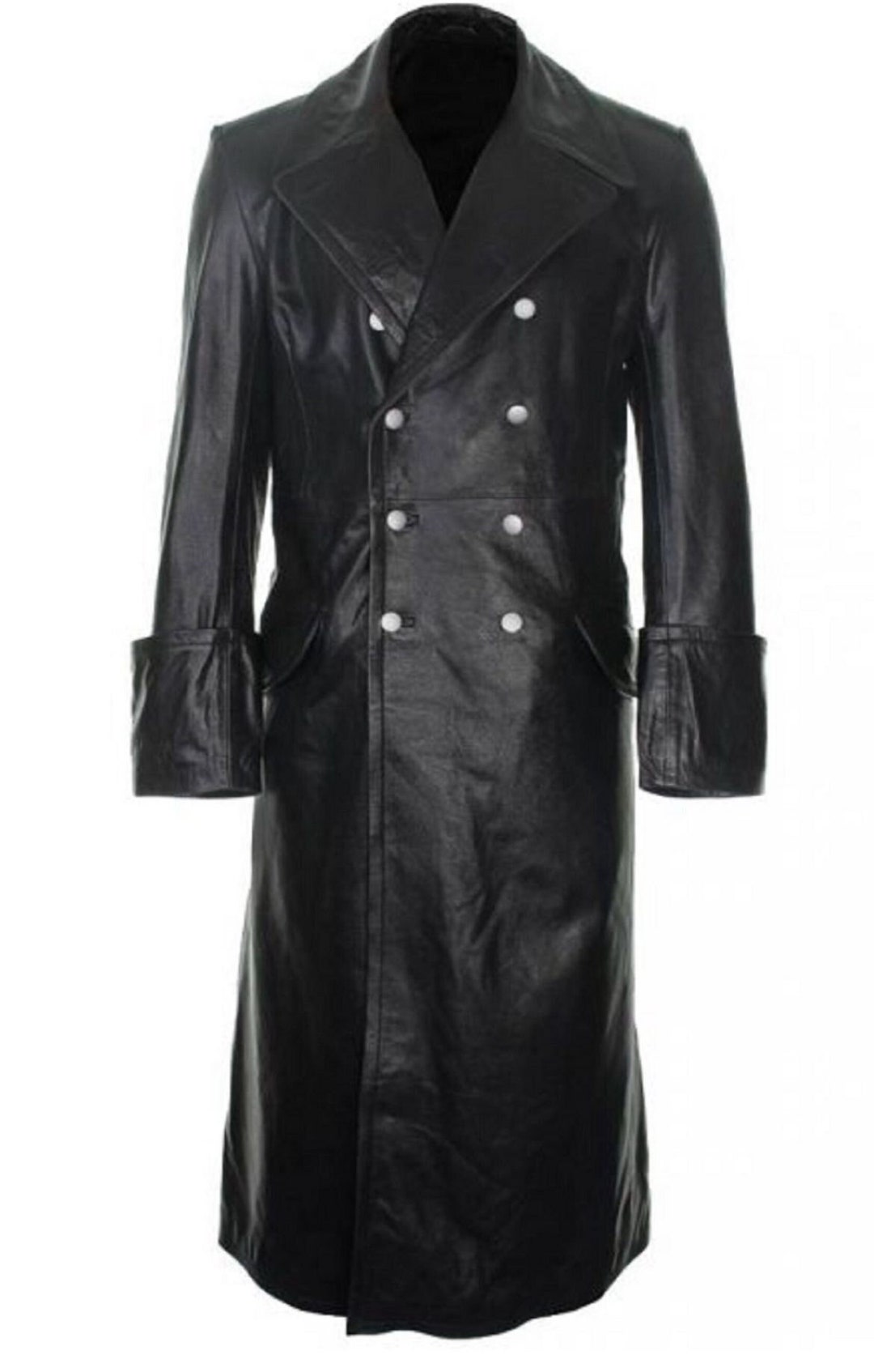 MENS Leather Coat ,brown Lather Coat ,men Black Long Coat, Men Leather ...