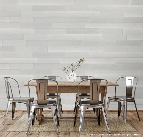 Solid Pine Wood Paneling With 3M Peel & Stick 19.5 Square | Etsy