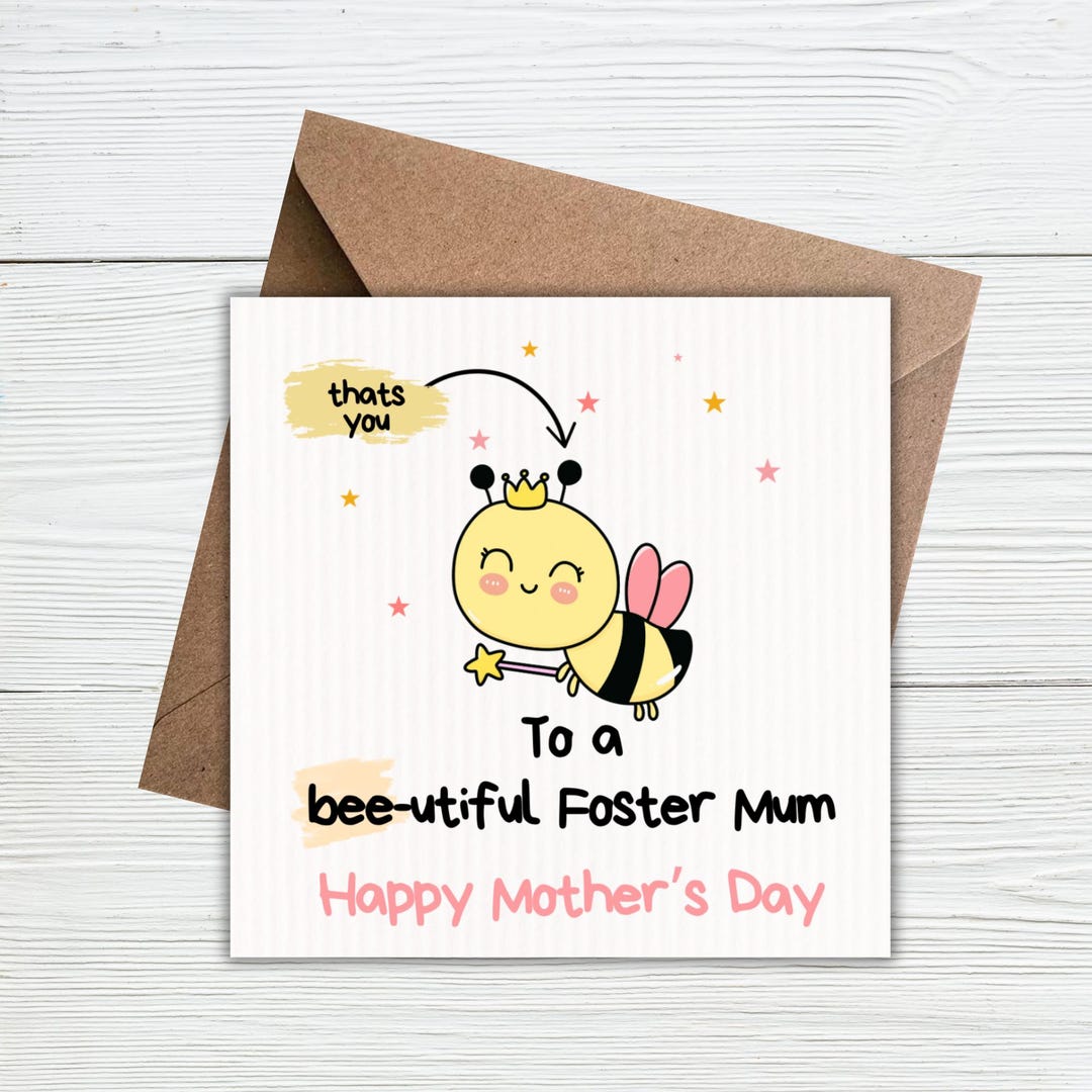 Happy Mothers Day Foster Mum, Mothers Day Gift, Foster Mum Mother's Day ...