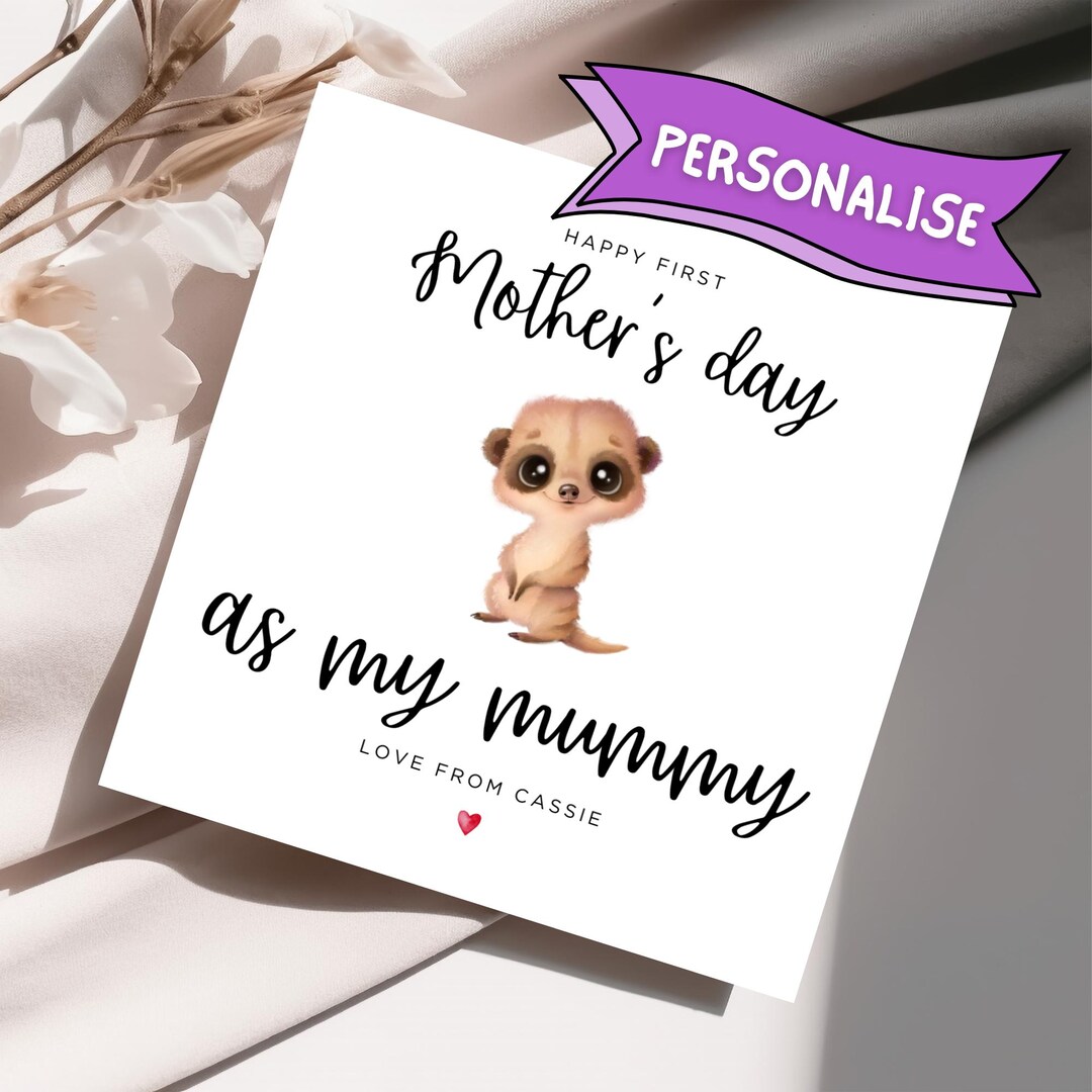 First Mother's Day Card | Best Mummy Card | From Baby | Mother's Day ...