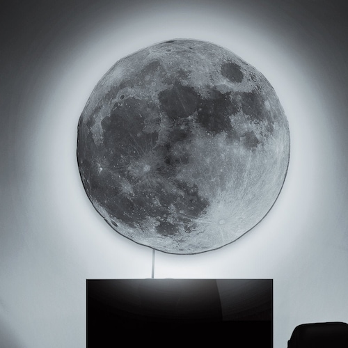 Moon Led Sign Wall Art Decor Glow in the Dark Wall Art | Etsy