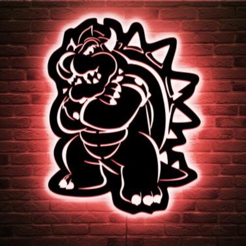 Yoshi Led Sign Wall Art Decor Glow in the Dark Wall Art - Etsy