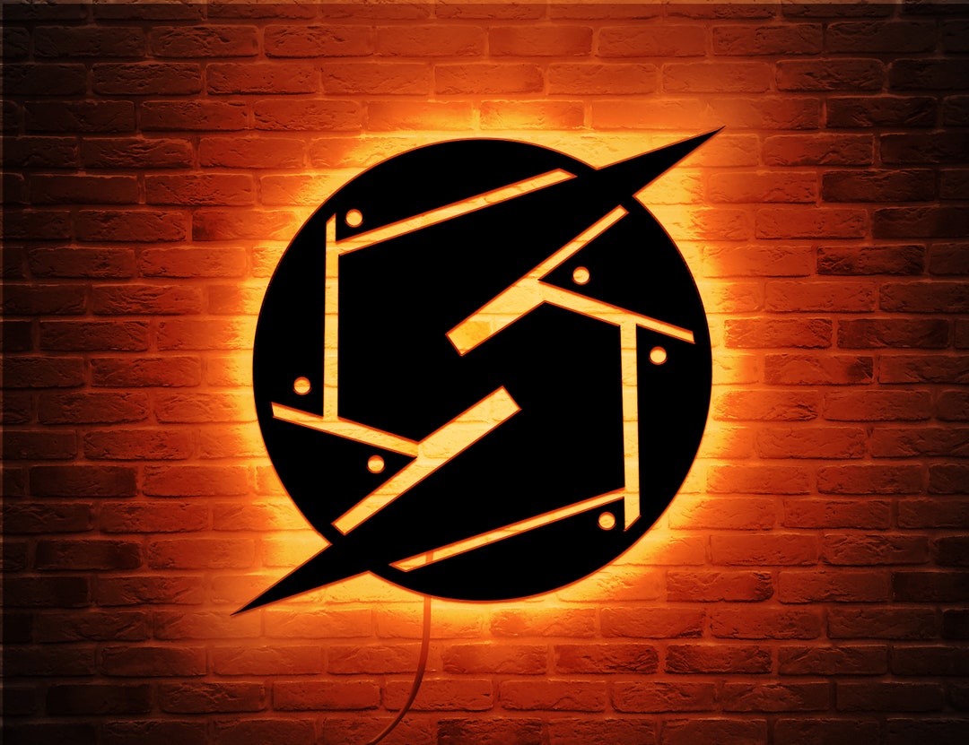 Metroid Samus Led Sign Wall Art Decor Glow in the Dark Wall Art Game ...