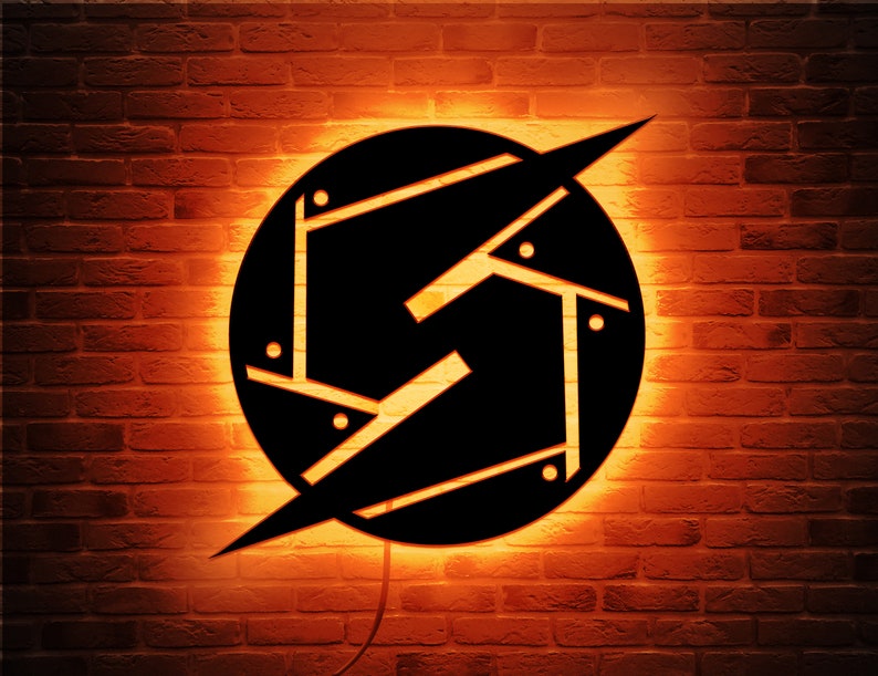 Metroid Samus Led Sign Wall Art Decor Glow in the Dark Wall - Etsy