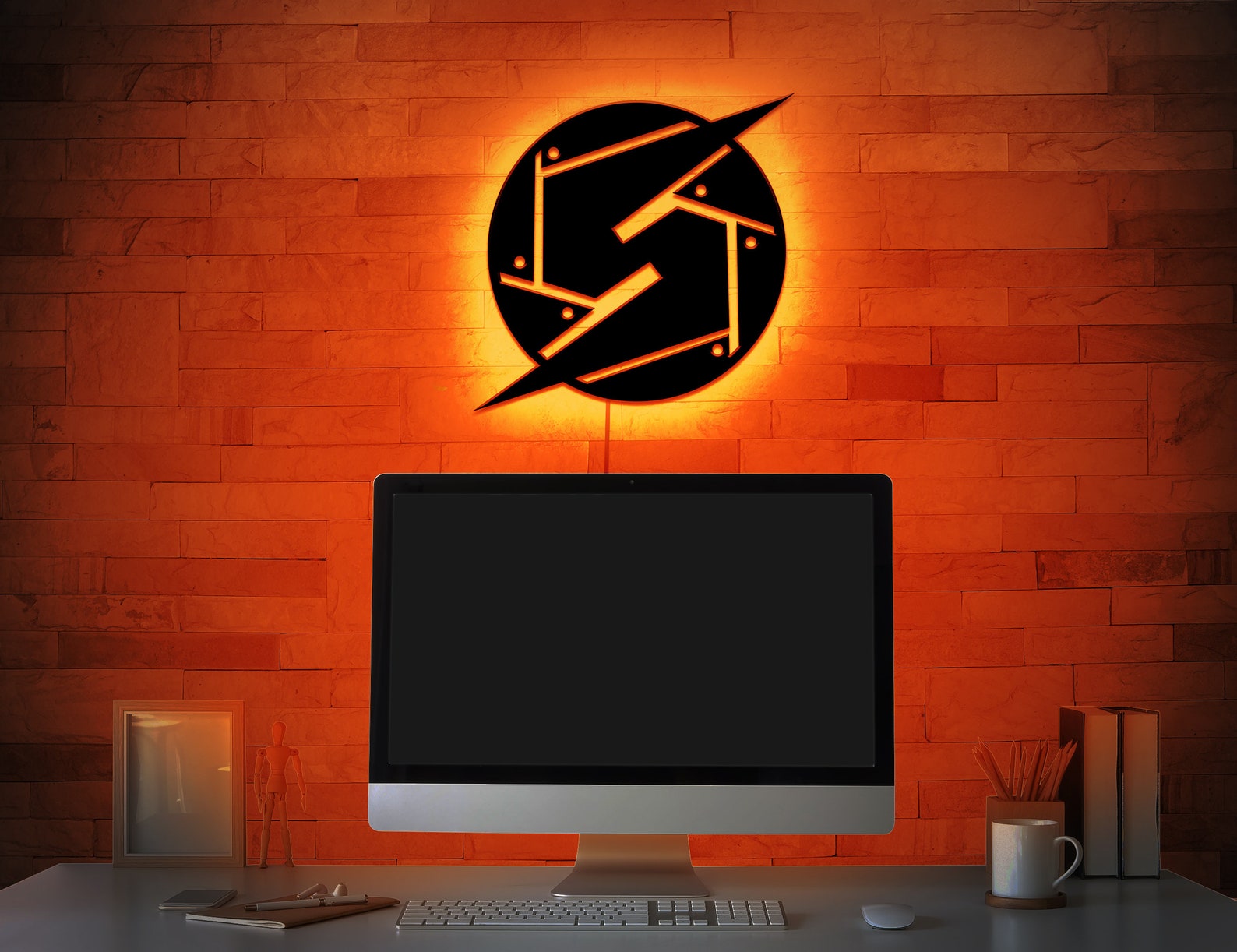 Metroid Samus Led Sign Wall Art Decor Glow in the Dark Wall | Etsy