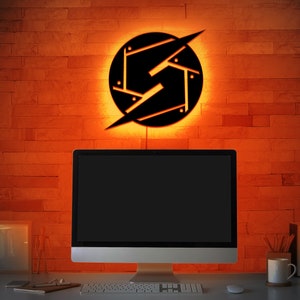 Metroid Samus Led Sign Wall Art Decor Glow in the Dark Wall Art Game ...