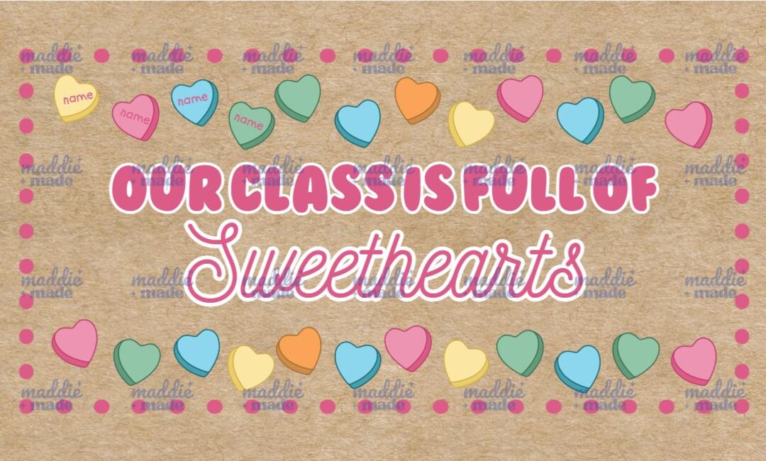 Valentine Sweetheart Banner Digital Download - Etsy