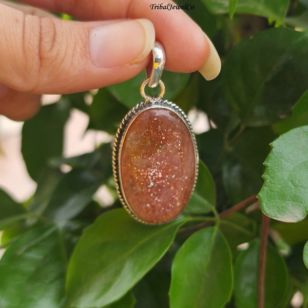 Sunstone Pendant - Etsy