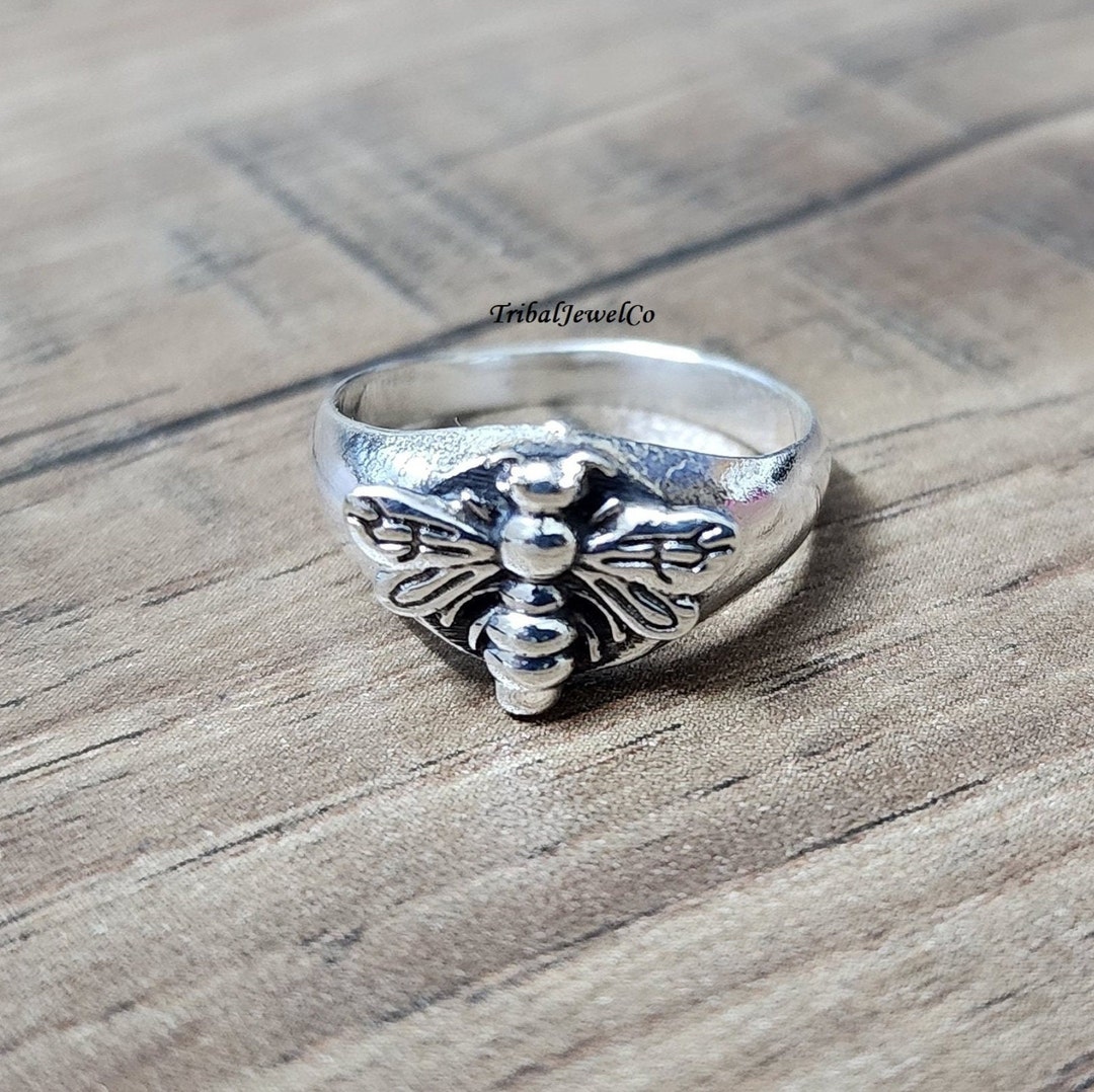 Honey Bee Ring Honeybee Ring Queen Bee Unique Engagement Ring Promise ...