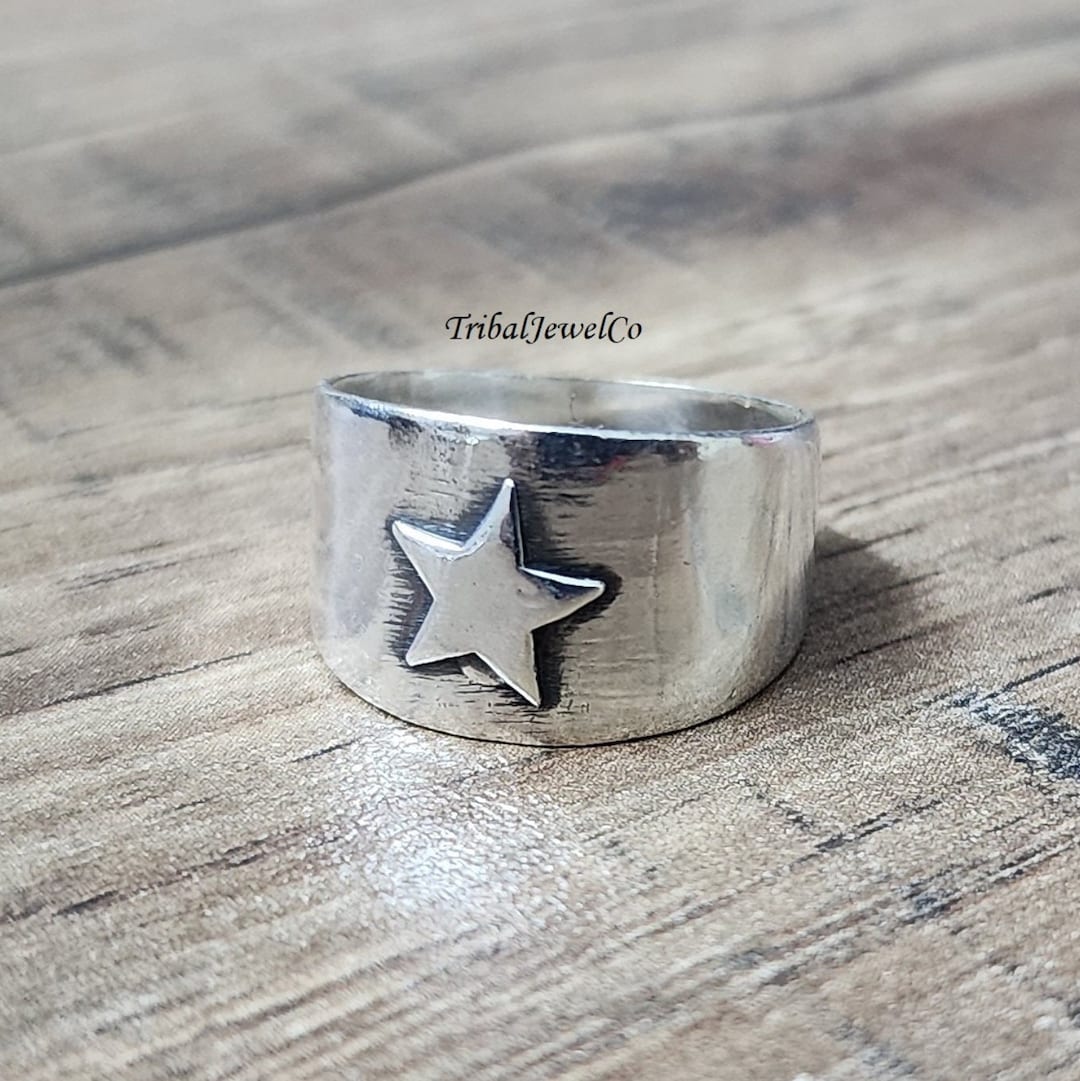 Star Ring for All, Unique Engagement Ring Promise Ring Silver Ring ...