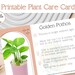 Golden Pothos Care Guide Printable Indoor Plant Care Instructions ...