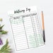 Plant Watering Log Digital Download/plant Watering Log PDF Download ...