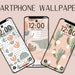 Digital Abstract Boho Wallpaper Boho Lock Screen Wallpaper Phone ...