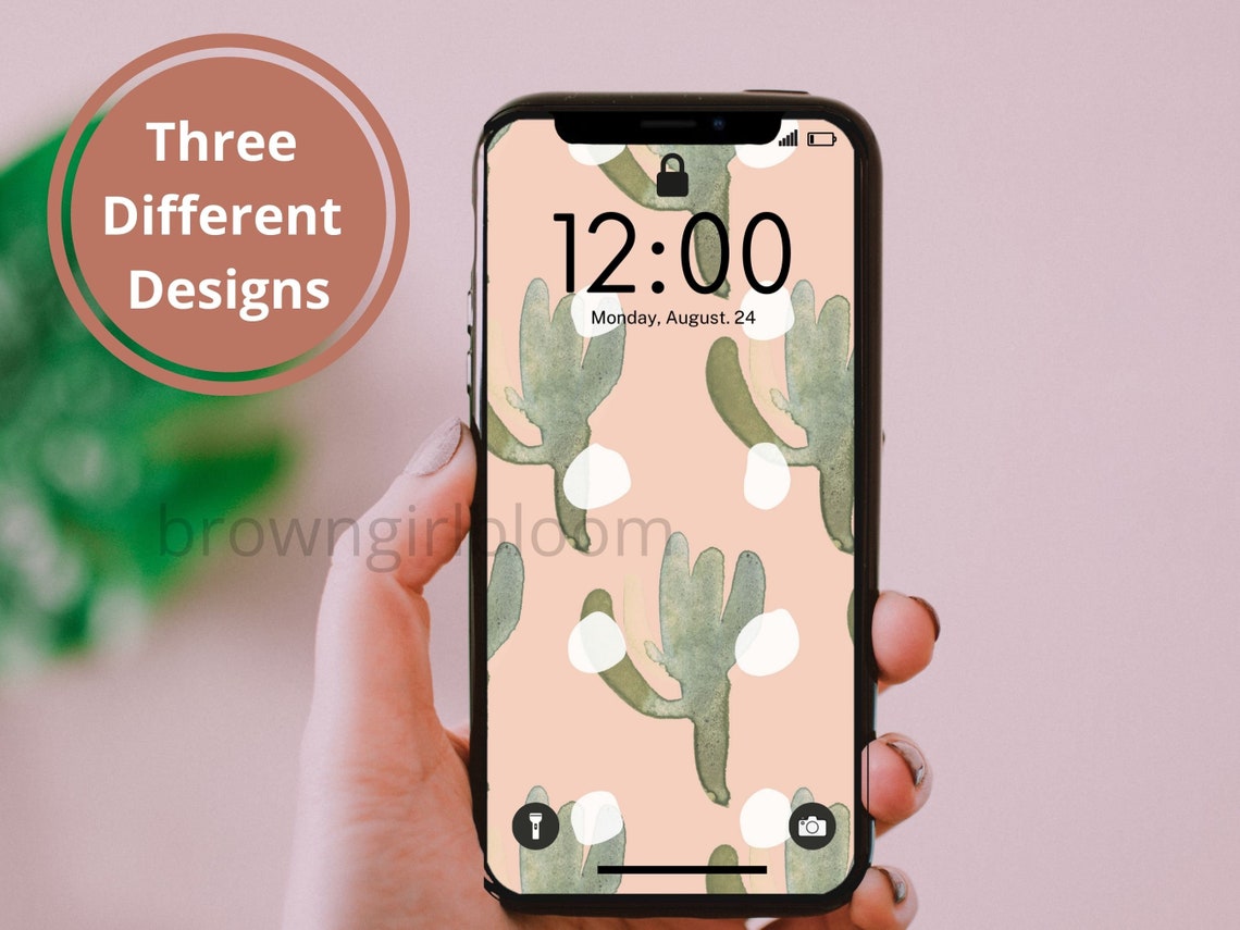 Digital Abstract Boho Wallpaper Boho Lock Screen Wallpaper Phone ...