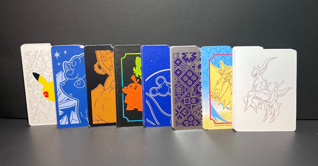 Pokémon Card Dividers Different Series - Etsy