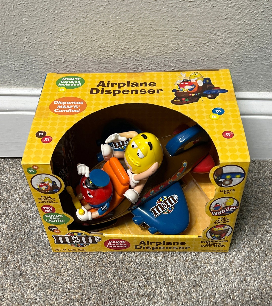 M&M Dispenser Airplane - Etsy