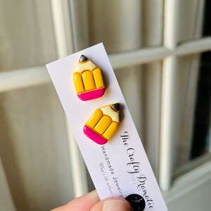 Back to School Earrings, Teacher Appreciation, School Supplies Jewelry ...
